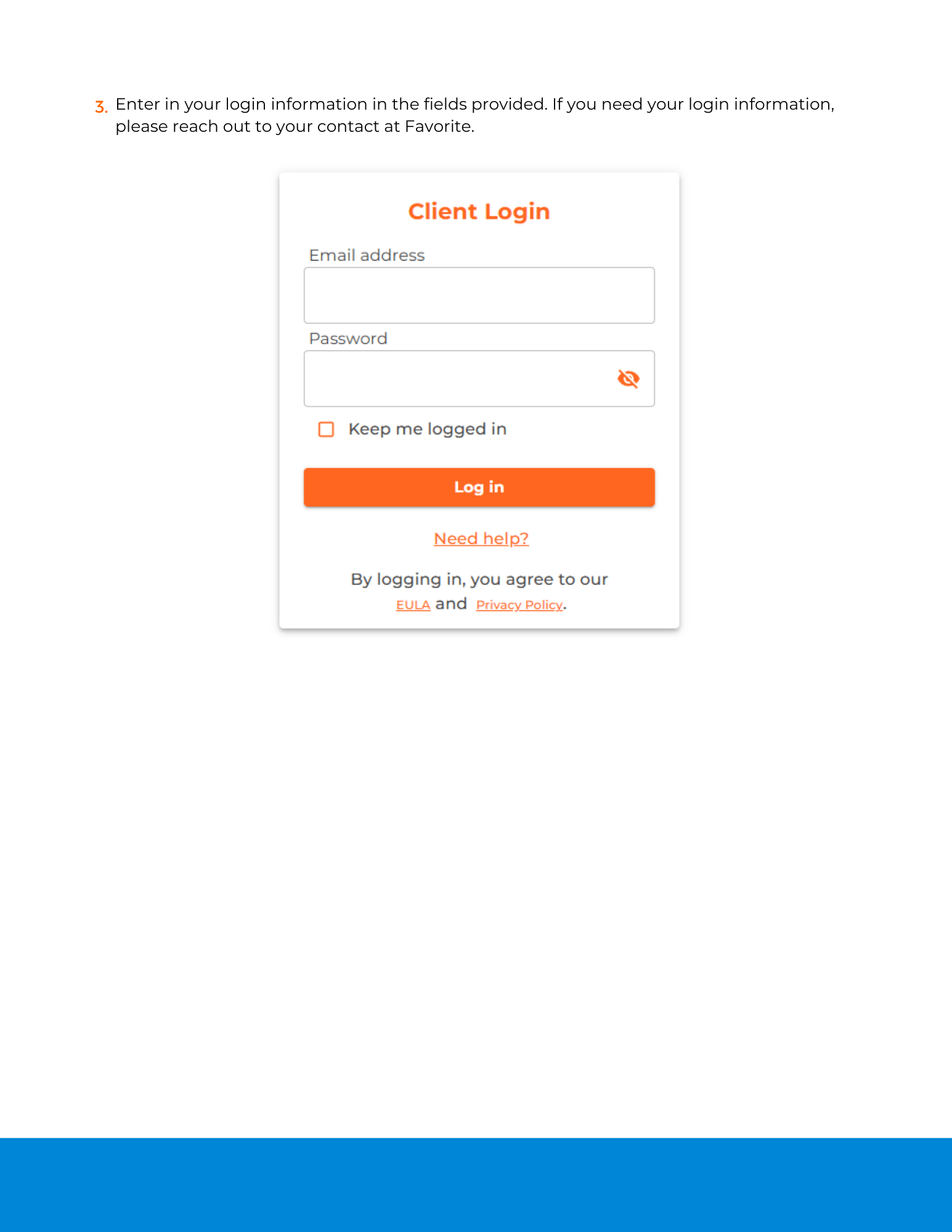 How to Log In